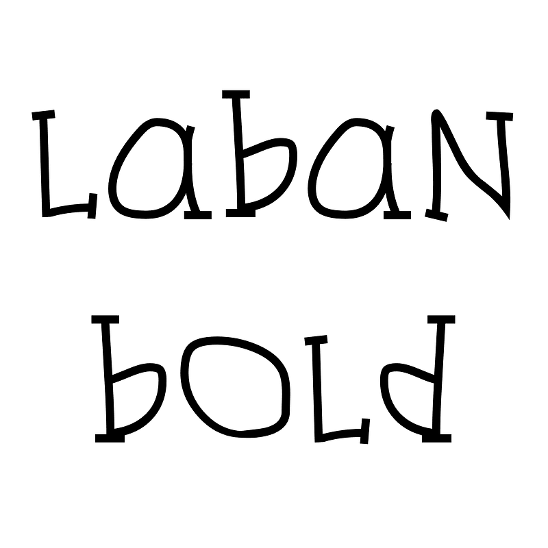 Laban Bold - Free fonts on creazilla.com