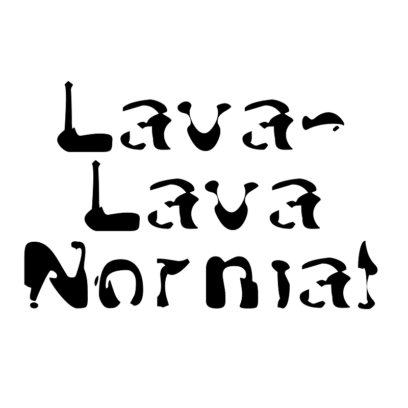 Lava-Lava Normal - Free fonts on creazilla.com