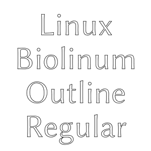 Linux Biolinum Outline Bold font - Free fonts on Creazilla | Creazilla