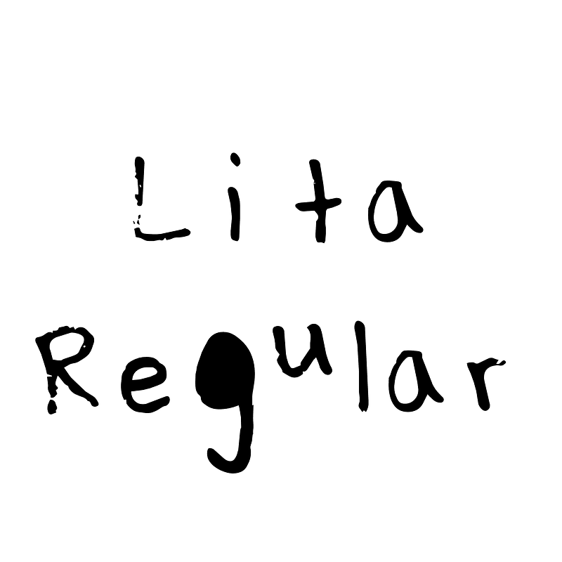Lita Regular | Creazilla