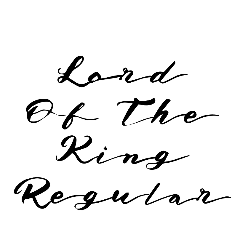 Lord Of The King Regular font - Free fonts on Creazilla | Creazilla