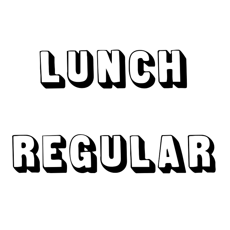 Lunch Regular | Creazilla