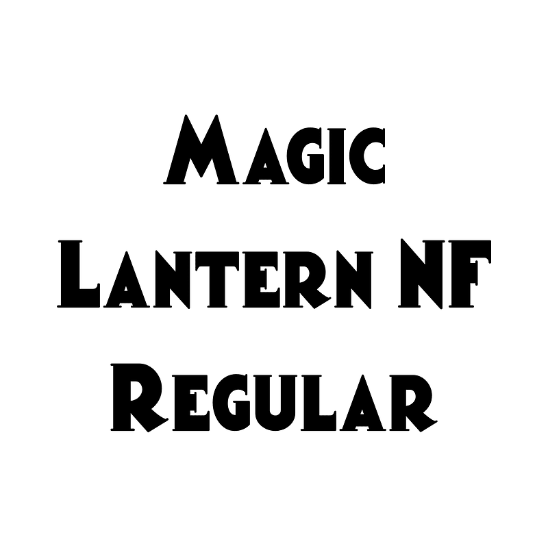 Magic Lantern NF Regular font - Free fonts on Creazilla | Creazilla