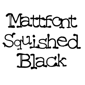 Mattfont Squished Black - Free fonts on creazilla.com