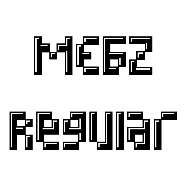MEGZ Regular | Creazilla