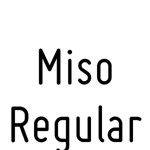 Miso Regular - Free fonts on creazilla.com