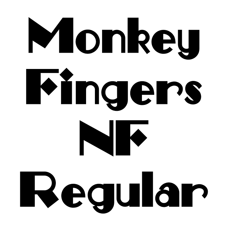 Monkey Fingers NF Regular - Free fonts on creazilla.com