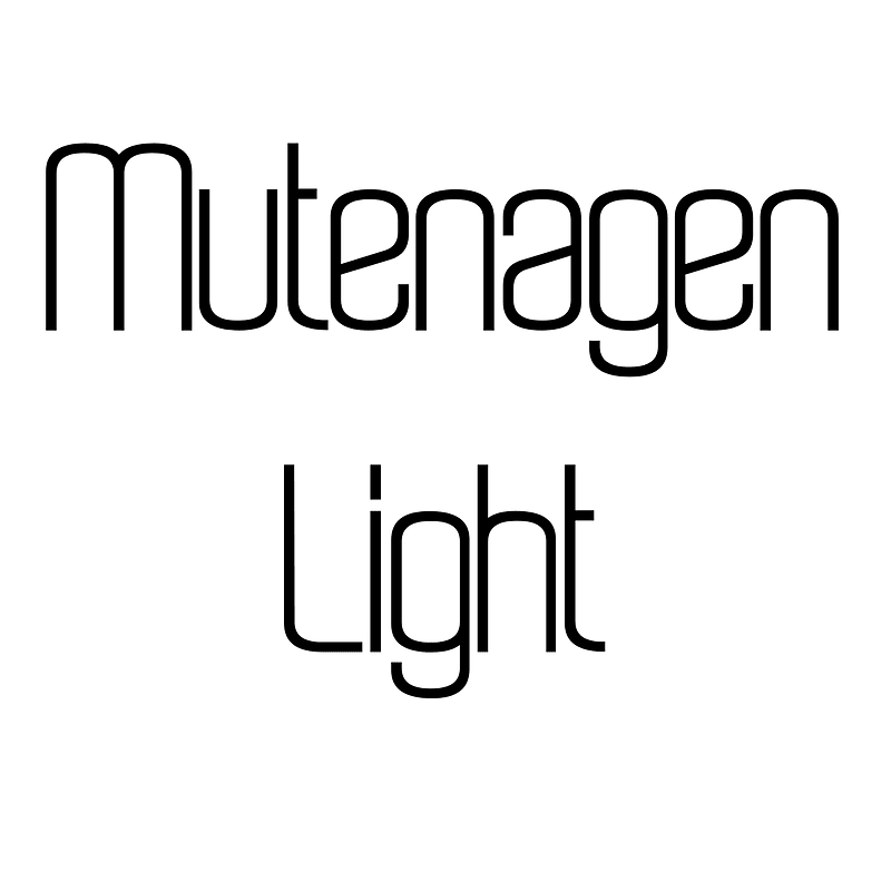 Mutenagen Light - Free fonts on creazilla.com