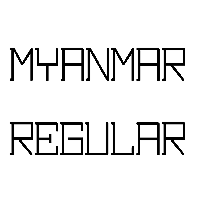 Myanmar Regular font - Free fonts on Creazilla | Creazilla