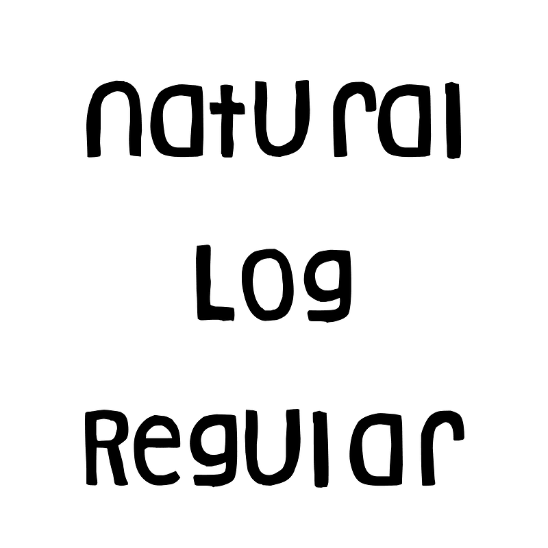 Natural Log Regular | Creazilla