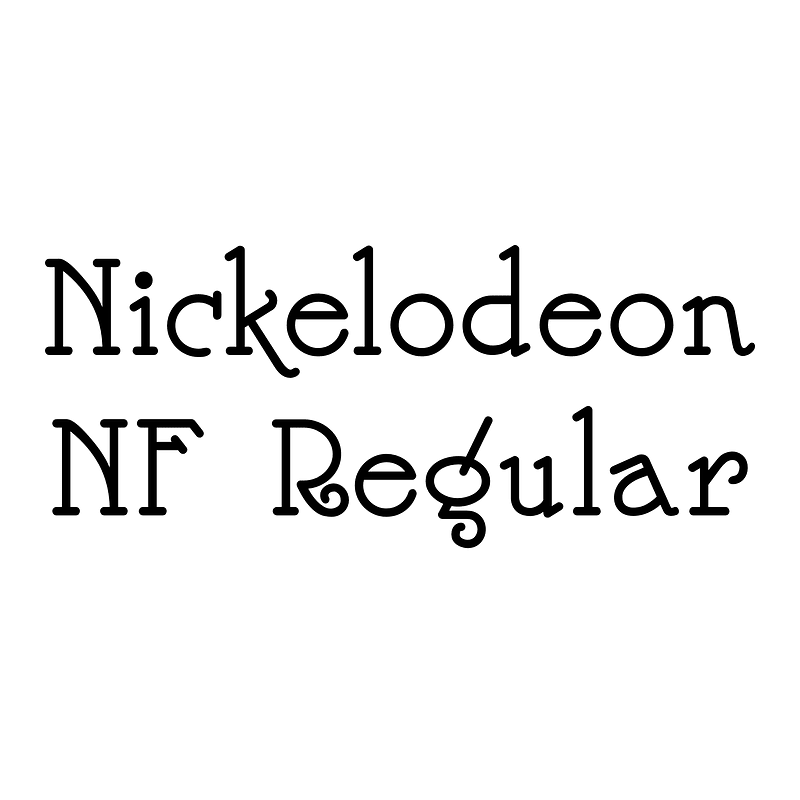 Nickelodeon NF Regular font - Free fonts on Creazilla | Creazilla