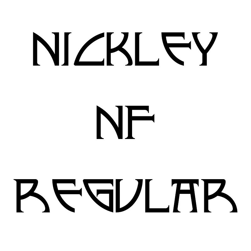 Nickley NF Regular - Free fonts on creazilla.com