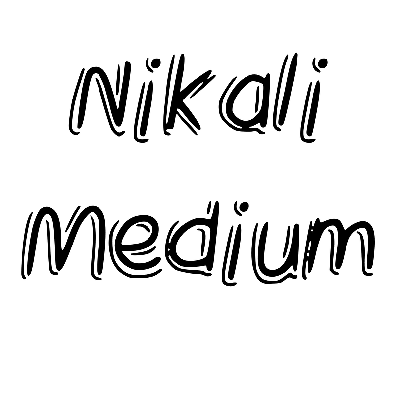 Nikali Medium - Free fonts on creazilla.com