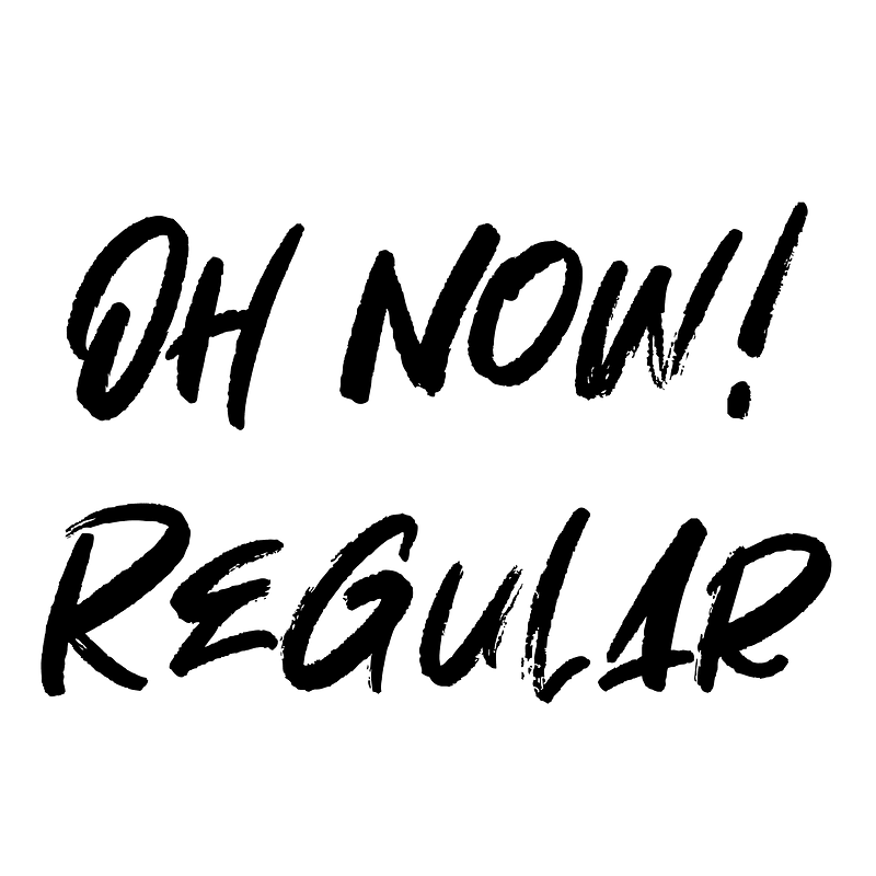 Oh Now! Regular | Creazilla