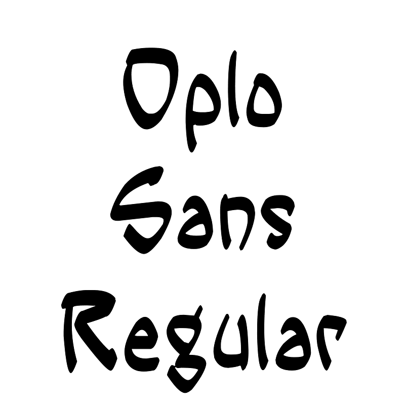 Oplo Sans Regular font - Free fonts on Creazilla | Creazilla