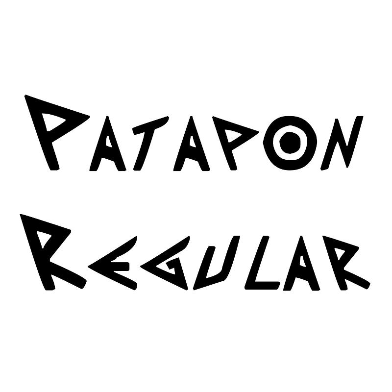 Patapon Regular font - Free fonts on Creazilla | Creazilla