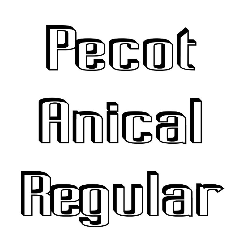 Pecot Anical Regular font - Free fonts on Creazilla | Creazilla