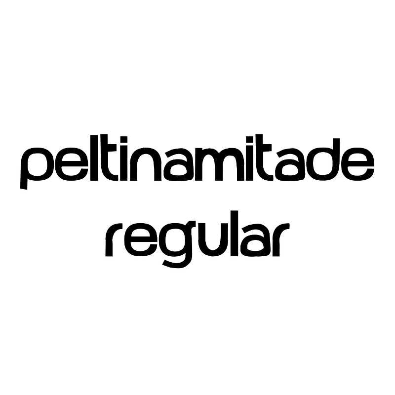 Peltinamitade Regular | Creazilla