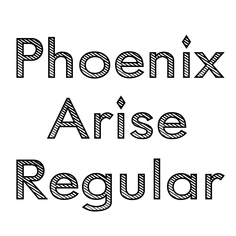 Phoenix Arise Regular - Free fonts on creazilla.com