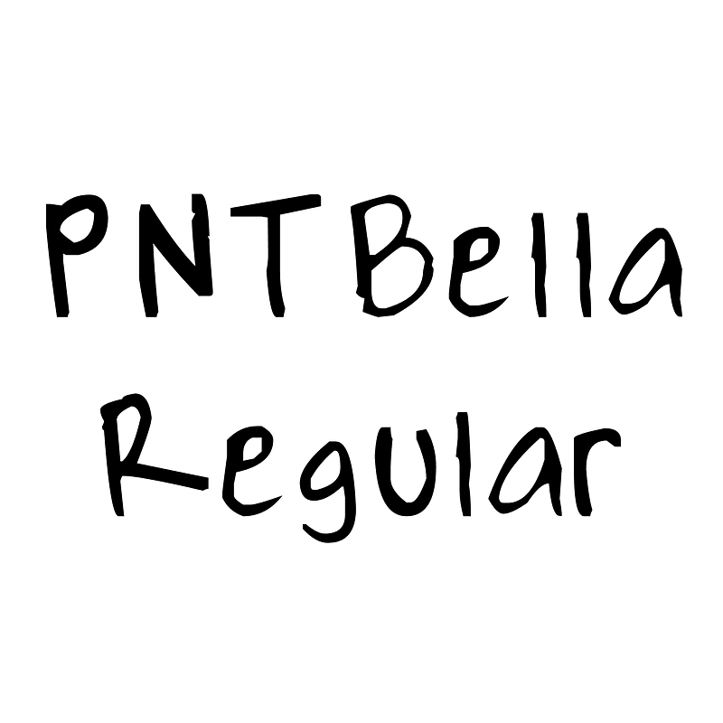 PNTBella Regular - Free fonts on creazilla.com