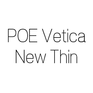 POE Vetica New Regular | Creazilla