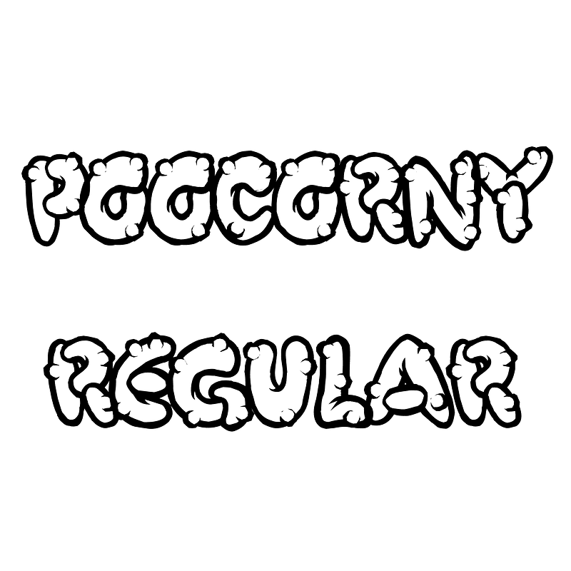 PooCorny Regular - Free fonts on creazilla.com
