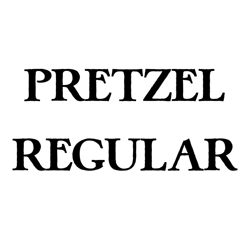 Pretzel Regular Free Fonts On