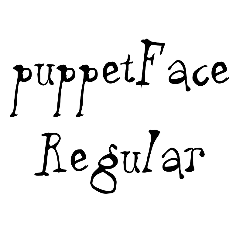 puppetFace Regular - Free fonts on creazilla.com