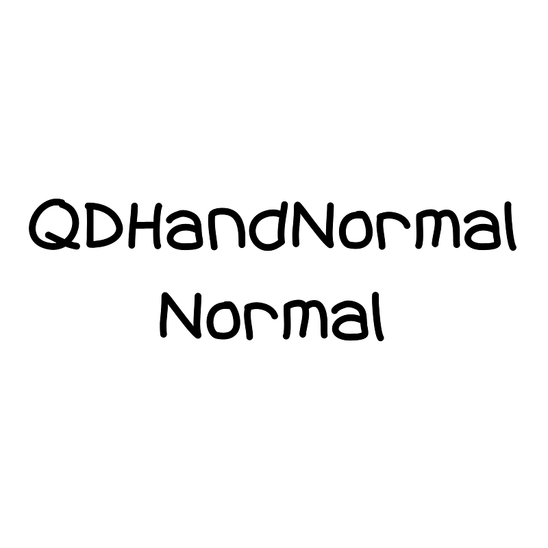 QDHandNormal Normal Font Free Fonts On Creazilla Creazilla