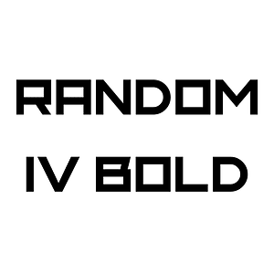 Random 11 Bold font - Free fonts on Creazilla | Creazilla