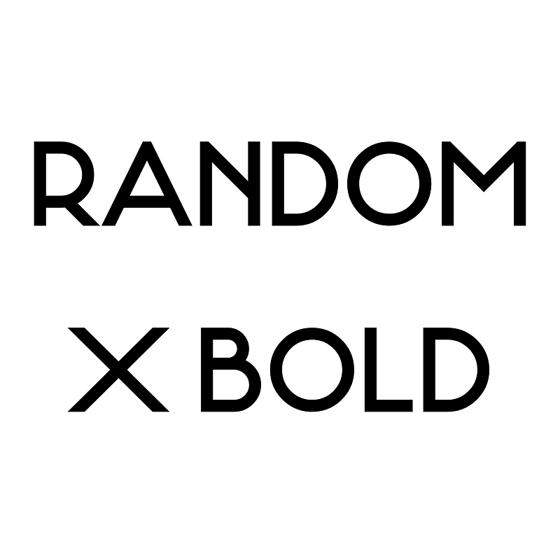 Random X Bold font - Free fonts on Creazilla | Creazilla