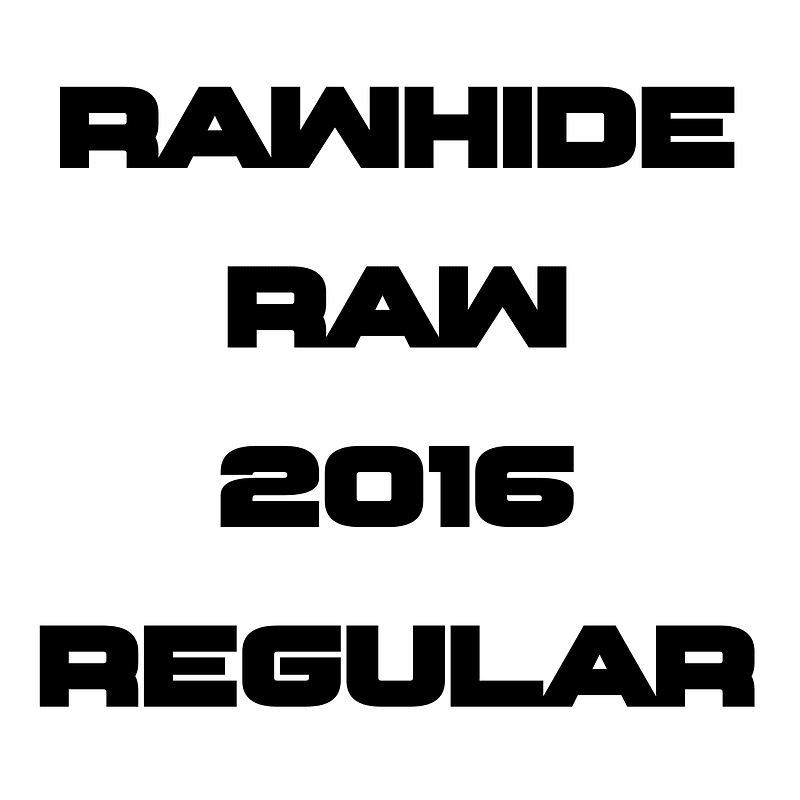 Rawhide Raw 2016 Regular font - Free fonts on Creazilla | Creazilla