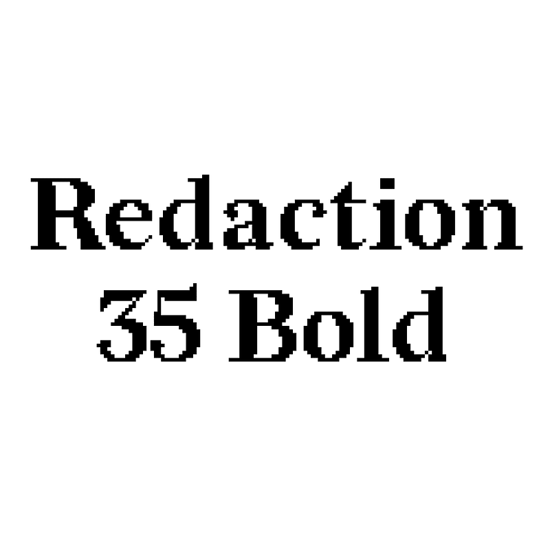 Redaction 35 Bold - Free fonts on creazilla.com