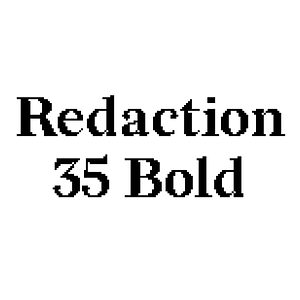 Redaction 35 Bold - Free fonts on creazilla.com