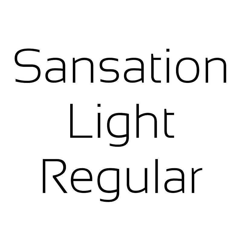 Sansation Light Regular font - Free fonts on Creazilla | Creazilla