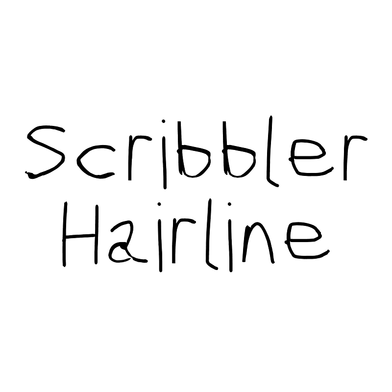 Scribbler Hairline | Creazilla