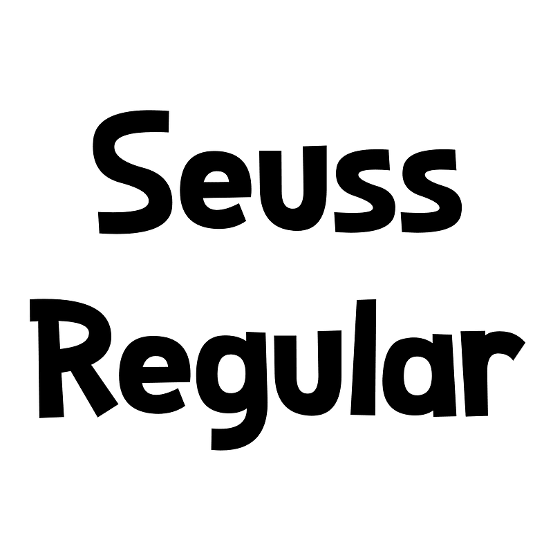 Seuss Regular font - Free fonts on Creazilla | Creazilla