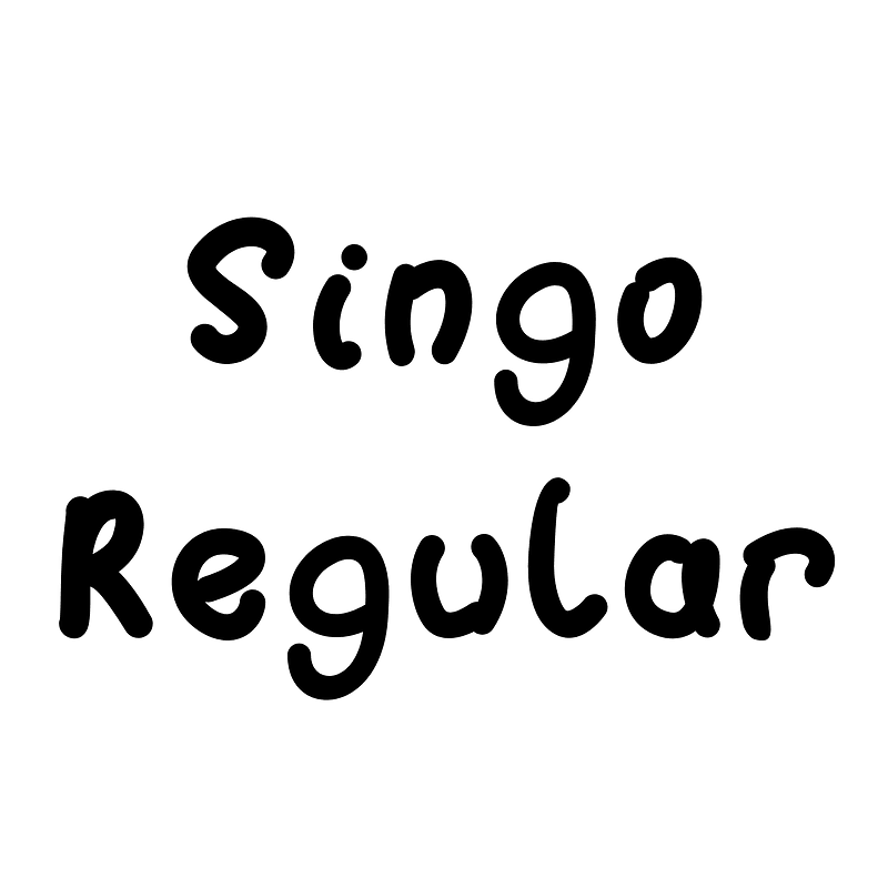 Singo Regular font - Free fonts on Creazilla | Creazilla