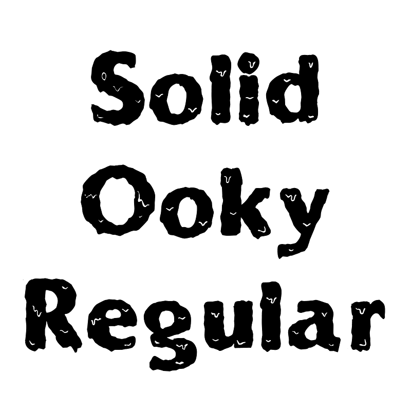 Solid Ooky Regular | Creazilla