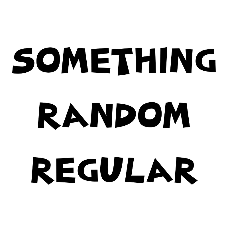Something Random Regular font - Free fonts on Creazilla | Creazilla