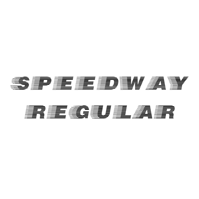 Speedway Regular font - Free fonts on Creazilla | Creazilla