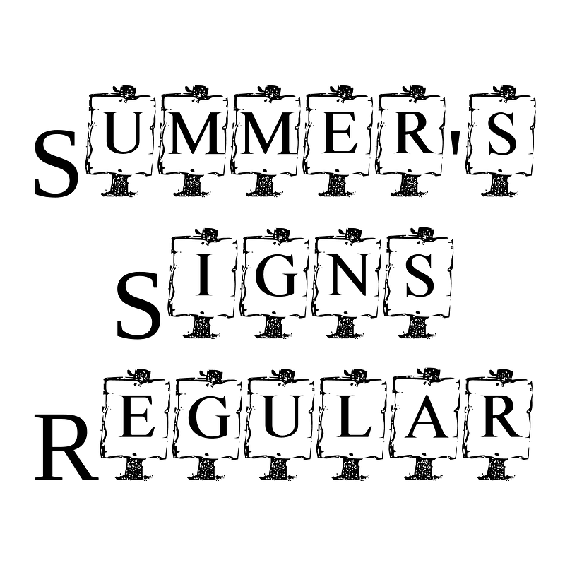 Summer's Signs Regular | Creazilla