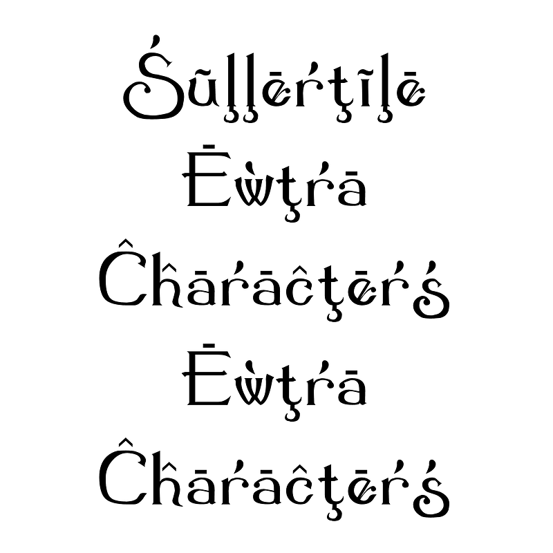 Summertime Extra Characters Extra Characters - Free fonts on creazilla.com