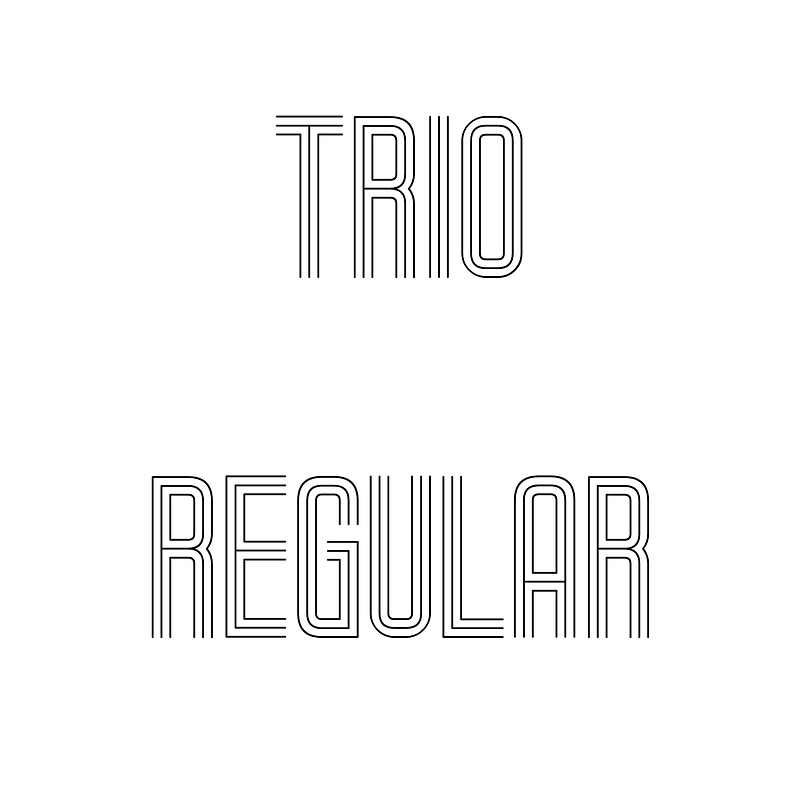Trio Regular font - Free fonts on Creazilla | Creazilla