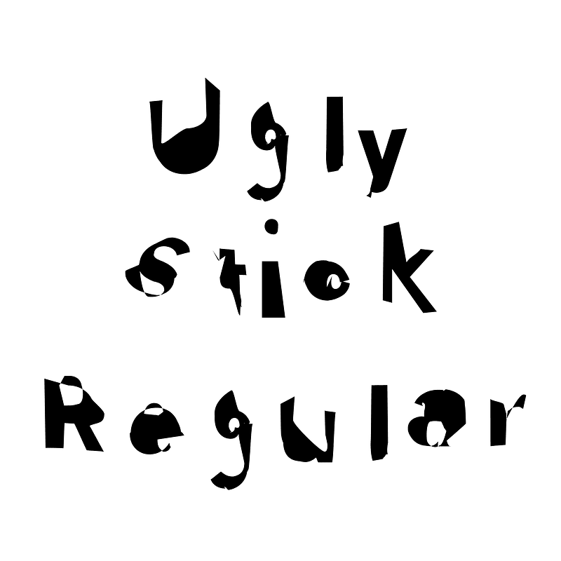 Ugly Stick Regular - Free fonts on creazilla.com
