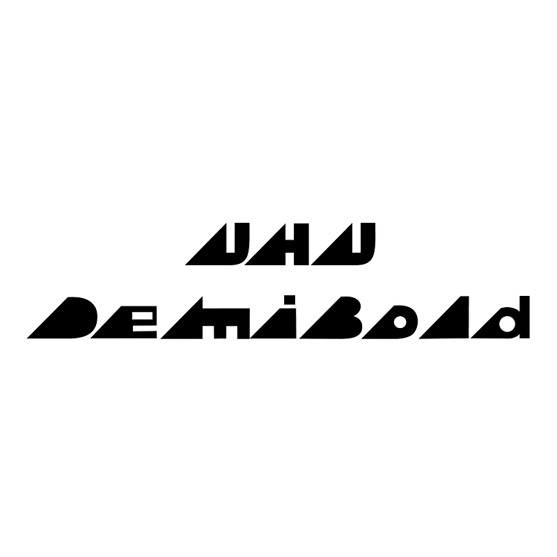 UHU DemiBold - Free fonts on creazilla.com