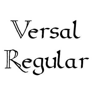 Versal Regular - Free fonts on creazilla.com