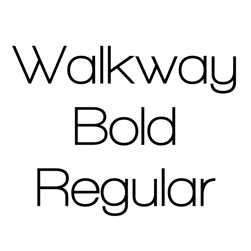 Walkway Bold Regular - Free fonts on creazilla.com