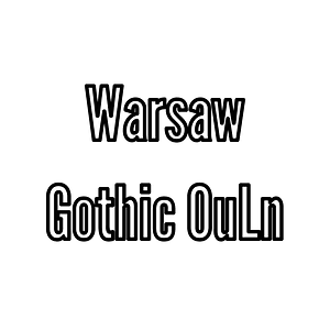 Warsaw Gothic 3D font - Free fonts on Creazilla | Creazilla