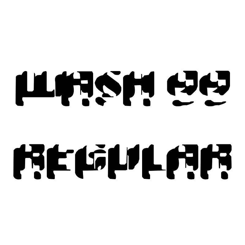 Wash 99 Regular - Free fonts on creazilla.com